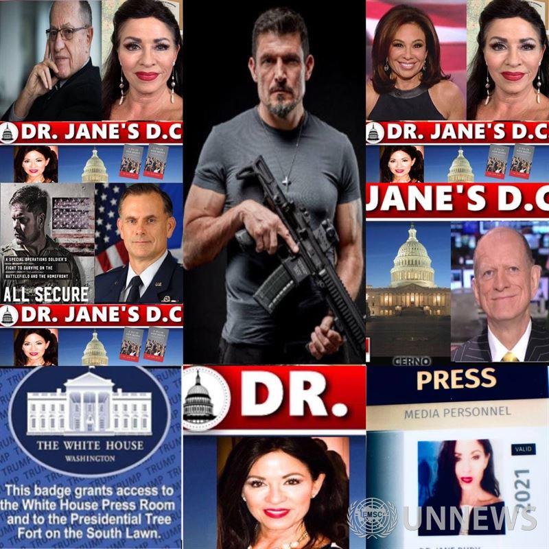 정치 쇼인 "닥터 제인 DC"의 사진 몽타주입니다. | UNnews 유엔뉴스 유엔신문