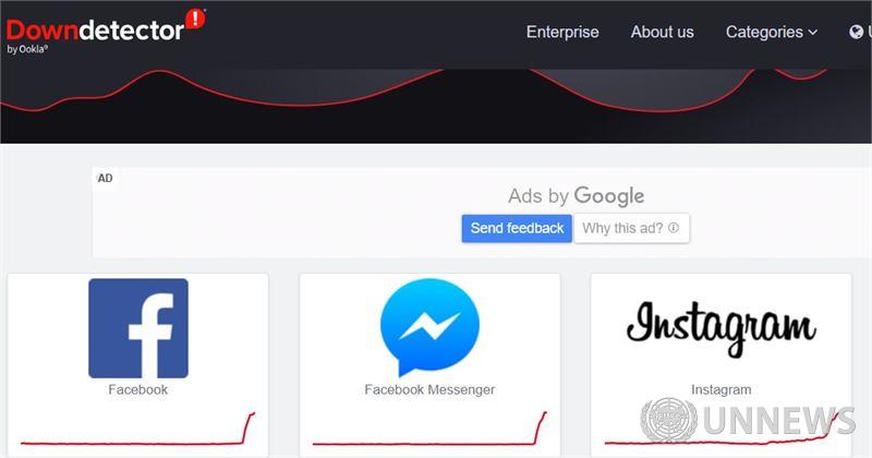 전 세계 페이스북 메타 다운 - 다시/프랑스 규제 당국, 구글에 2억5천만 유로 벌금 부과 | UNnews 유엔뉴스 유엔신문