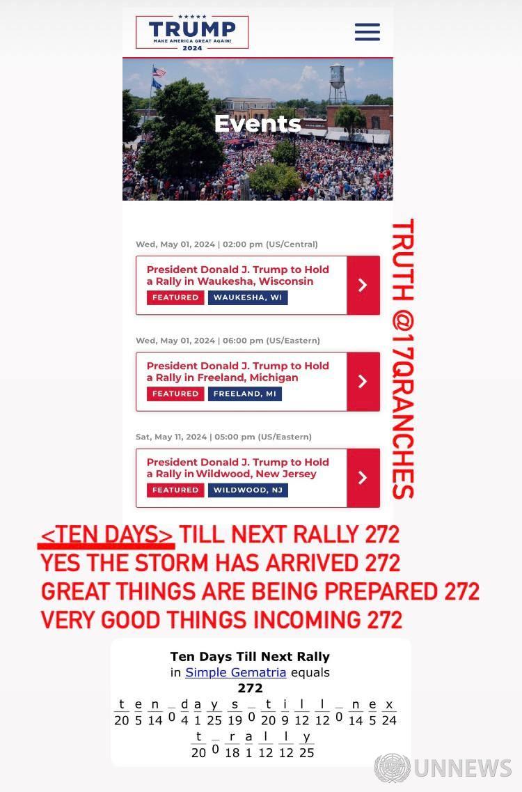 트럼프대통령 위스콘신, LIVE에서..Q 인텔 분석: 잠깐만요 나 간다 | UNnews 유엔뉴스 유엔신문