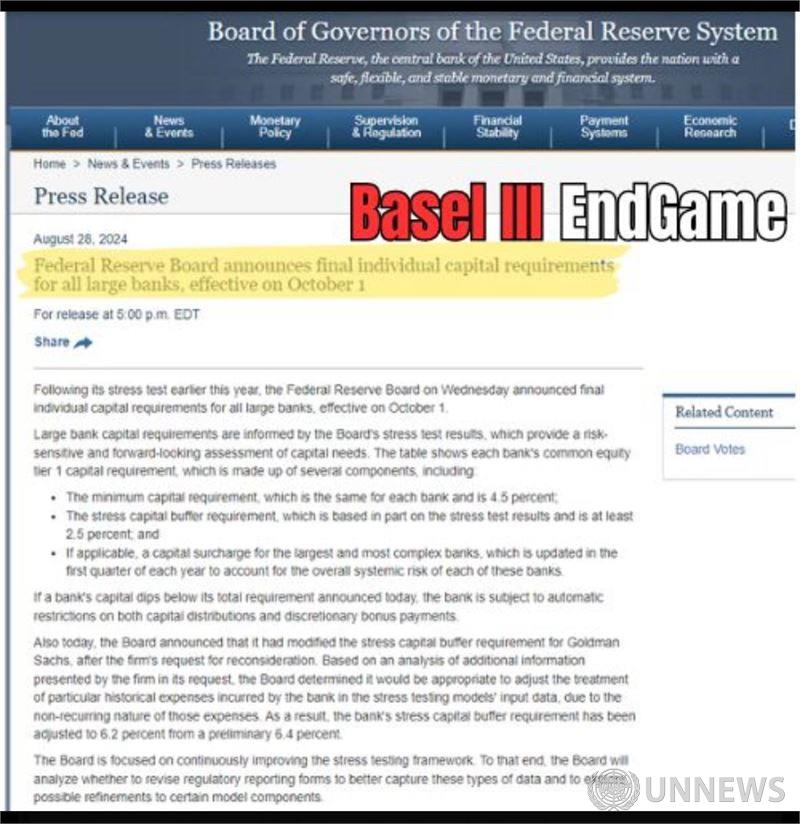 바젤 III 엔드게임 | UNnews 유엔뉴스 유엔신문