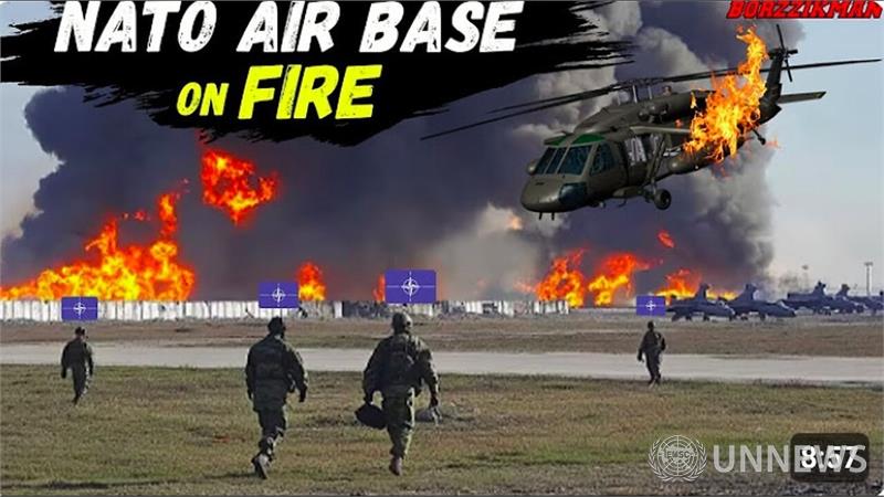 PRILUKI에 있는 러시아 탈나치화 NATO 공군 기지 - 미국 헬리콥터 UH-60 블랙 호크 파괴. | UNnews 유엔뉴스 유엔신문