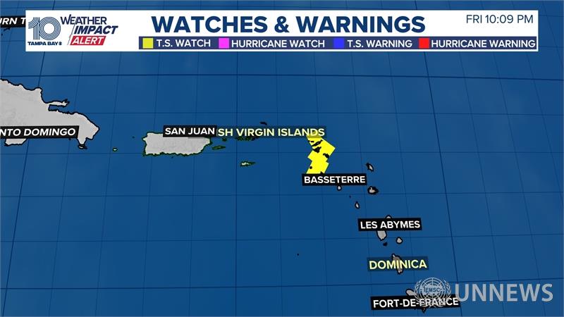 플로리다주:에린이 이제 허리케인이 되었으며, 급속히 카테고리 4급 괴물로 강해질 것으로 예보되었습니다! | UNnews 유엔뉴스 유엔신문